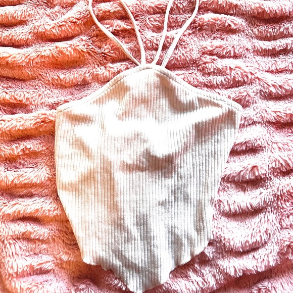 wild fable | Tops | Wild Fable White Criss Cross Strap Top | Poshmark